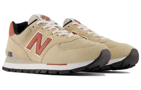 NEW BALANCE 574 Rugged Sneakers - Brown/orange