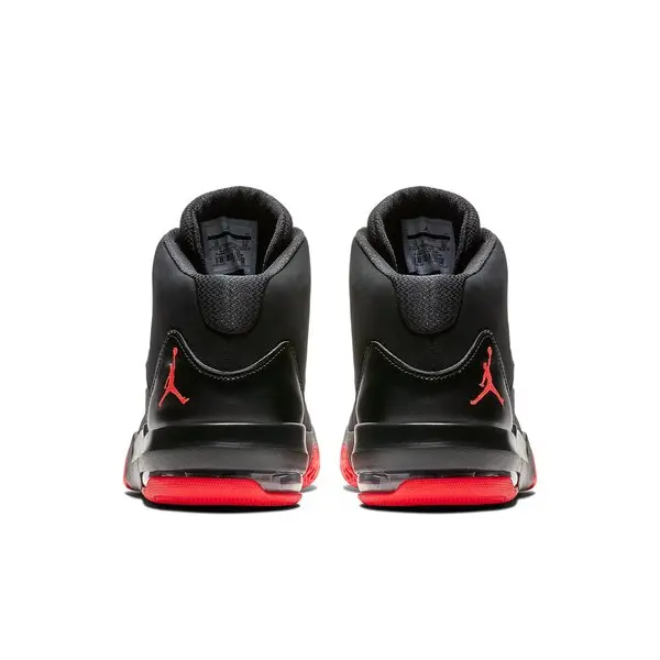 JORDAN Air Max Aura High Top Sneakers - Blacl/red