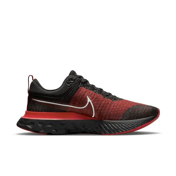 Nike React Infinity Run Flyknit 2 Sneakers - Black/red