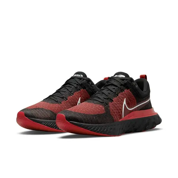 Nike React Infinity Run Flyknit 2 Sneakers - Black/red