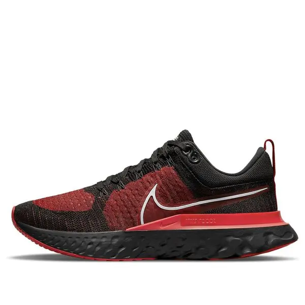 Nike React Infinity Run Flyknit 2 Sneakers - Black/red