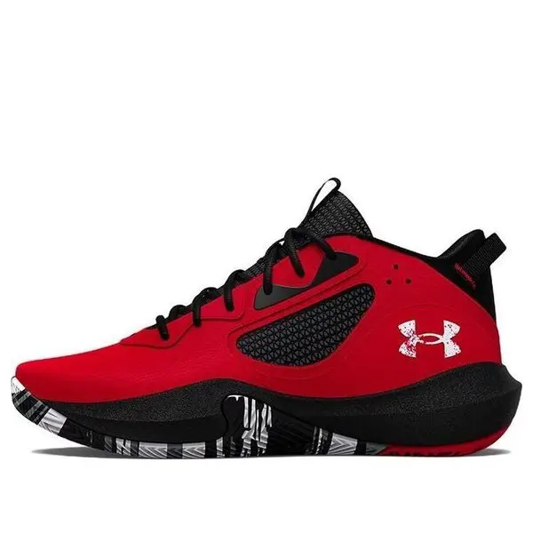 Under Armour Lockdown 6 Athletic Sneakers - Red/black
