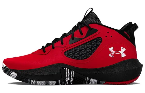 Under Armour Lockdown 6 Athletic Sneakers - Red/black