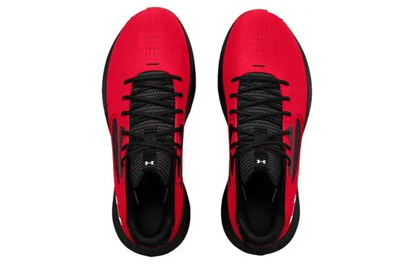 Under Armour Lockdown 6 Athletic Sneakers - Red/black