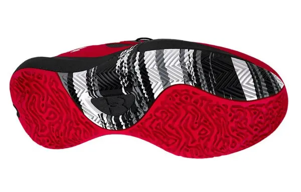 Under Armour Lockdown 6 Athletic Sneakers - Red/black
