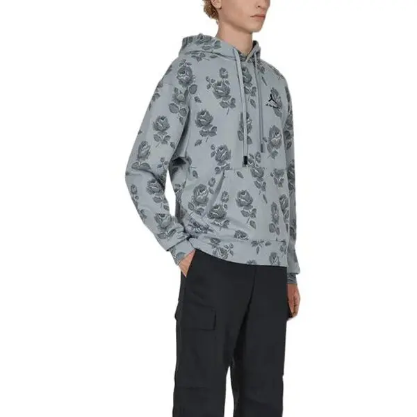 JORDAN X A Ma Maniere All Over Print Fleece Hoodie - Obsidian Mist