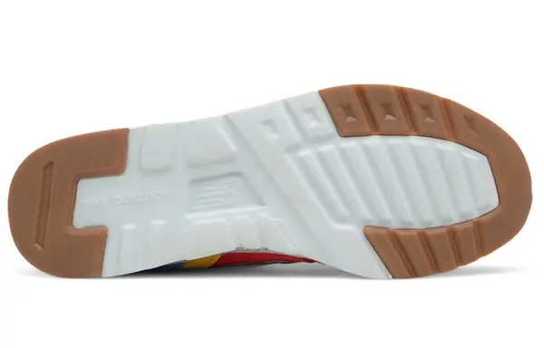 NEW BALANCE 997h Lace-up Sneakers - Red/yellow