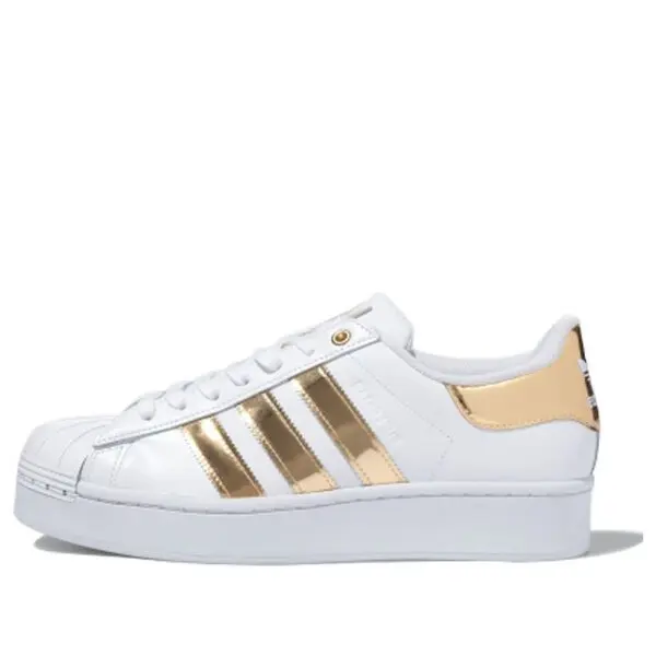 Adidas Superstar Bold Platform Sneakers - White/gold