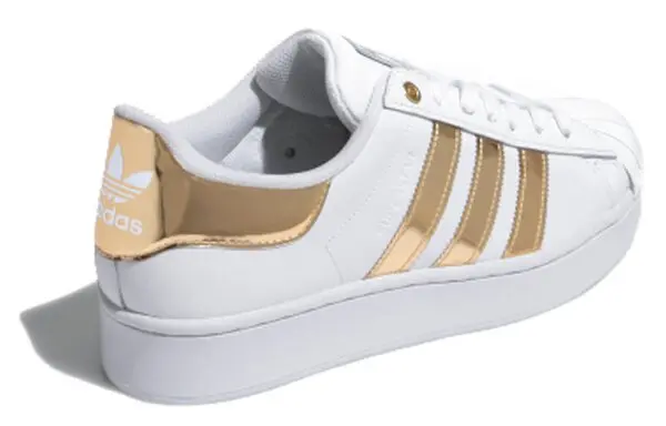 Adidas Superstar Bold Platform Sneakers - White/gold