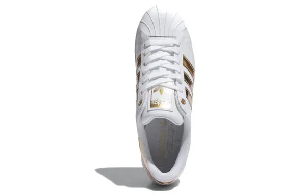 Adidas Superstar Bold Platform Sneakers - White/gold