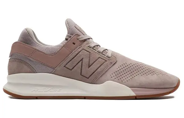 NEW BALANCE 247v2 Luxe Lace-up Sneakers - Tan