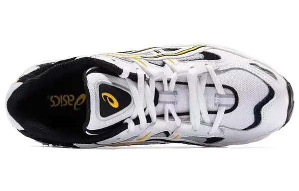 Asics Gel-kayano 5 Og "white Saffron" Low Top Sneakers - White/yellow