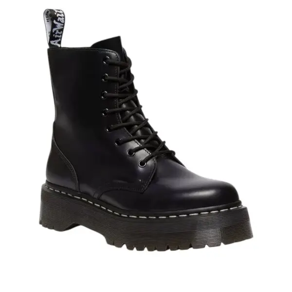 Dr. Martens Jadon Platform Boots With White Stitching