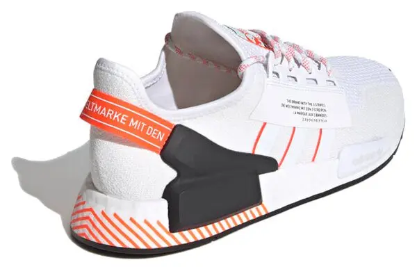 Adidas Nmd_r1 V2 Sneakers - White/orange/black