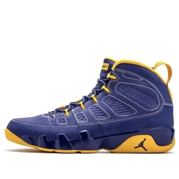 JORDAN 9 Retro 'calvin Bailey' Sneakers - Deep Royal/university Gold-white