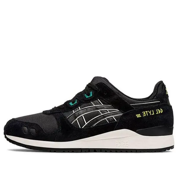 Asics Gel Lyte Iii "neon Accent" Sneakers - Black
