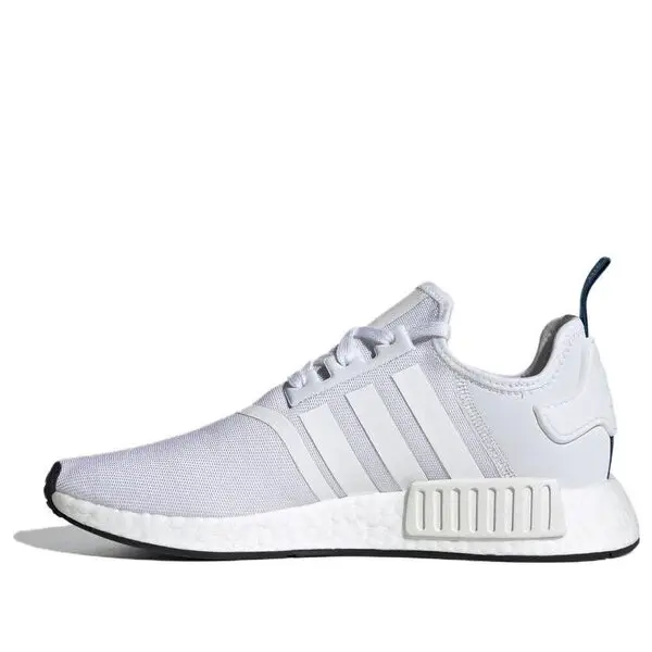 Adidas Nmd_r1 Primeknit Sneakers - Cloud White/cloud White/core Black