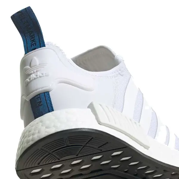 Adidas Nmd_r1 Primeknit Sneakers - Cloud White/cloud White/core Black