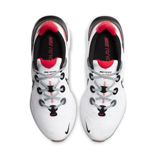 Nike Renew Run Athletic Sneakers - White/red