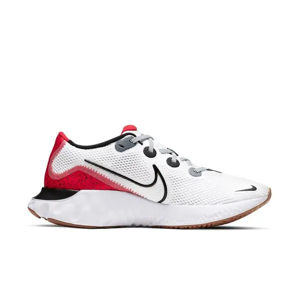Nike Renew Run Athletic Sneakers - White/red