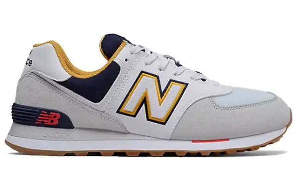NEW BALANCE 574 "summer Fog" Athletic Sneakers - Yellow/white/gray
