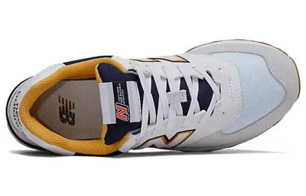NEW BALANCE 574 "summer Fog" Athletic Sneakers - Yellow/white/gray