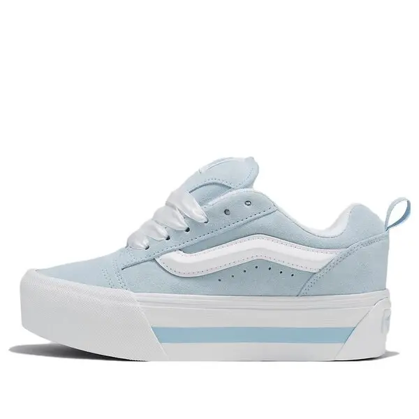 VANS Knu Stack Vintage Satin Shoes 'dream Blue White - Dream Blue/white