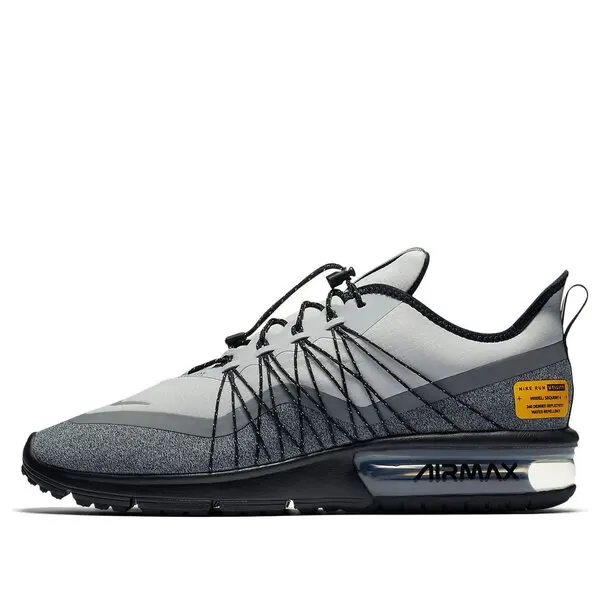 Nike Max Sequent 4 Utility Athletic Sneakers - Black/grey