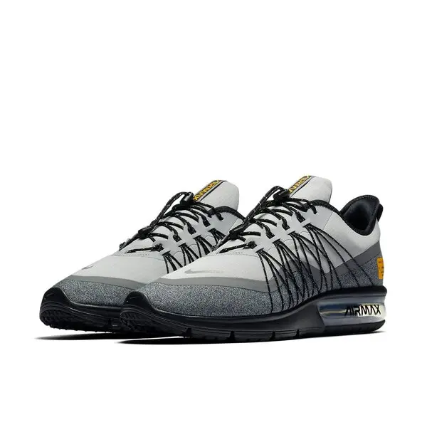 Nike Max Sequent 4 Utility Athletic Sneakers - Black/grey