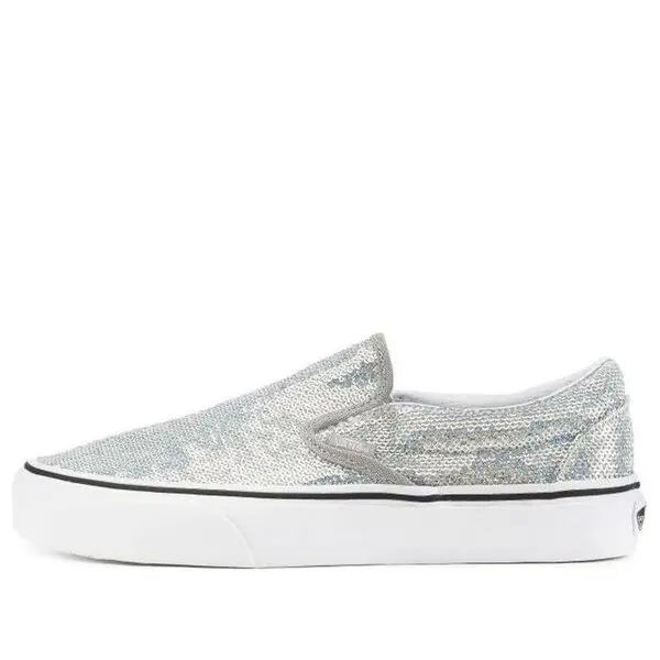 VANS Classic Slip-on Embellished Sneakers - Whitegray
