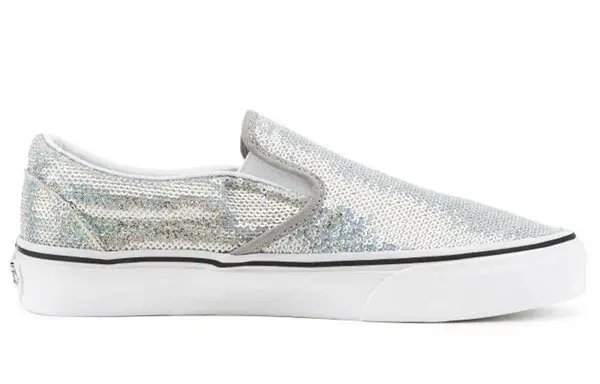 VANS Classic Slip-on Embellished Sneakers - Whitegray