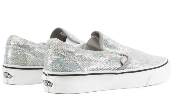 VANS Classic Slip-on Embellished Sneakers - Whitegray