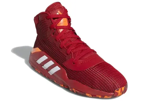 Adidas Pro Bounce 2019 High Top Sneakers - Black/brown