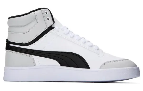 PUMA Shuffle Mid Wtr High Top Sneakers - Whiteblackgray
