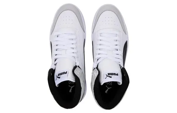 PUMA Shuffle Mid Wtr High Top Sneakers - Whiteblackgray