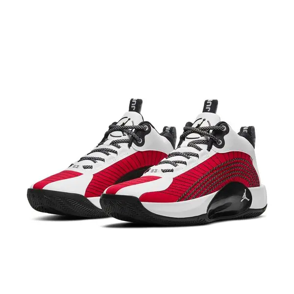 JORDAN Jumpman 2021 Basketball Sneakers - White/black/red