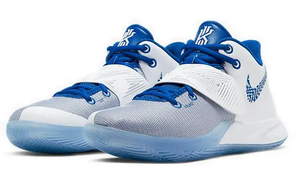 Nike Kyrie Flytrap 3 High Top Sneakers - White/blue