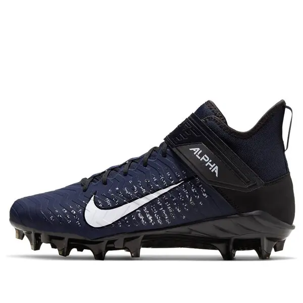 Nike Alpha Menace Pro 2 Mid Football Cleats - Blue/black