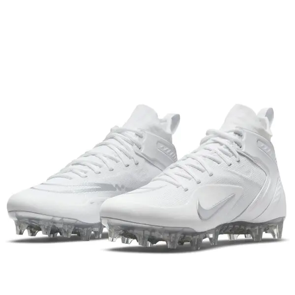 Nike Alpha Huarache 8 Elite Lacrosse Cleats - White