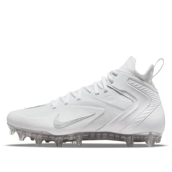 Nike Alpha Huarache 8 Elite Lacrosse Cleats - White