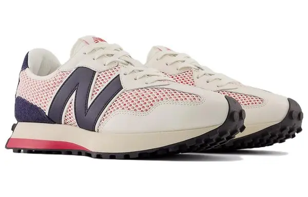 NEW BALANCE 327 Low Top Sneakers - White/red