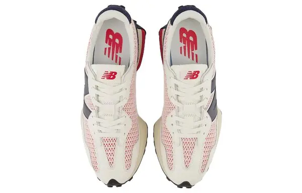 NEW BALANCE 327 Low Top Sneakers - White/red