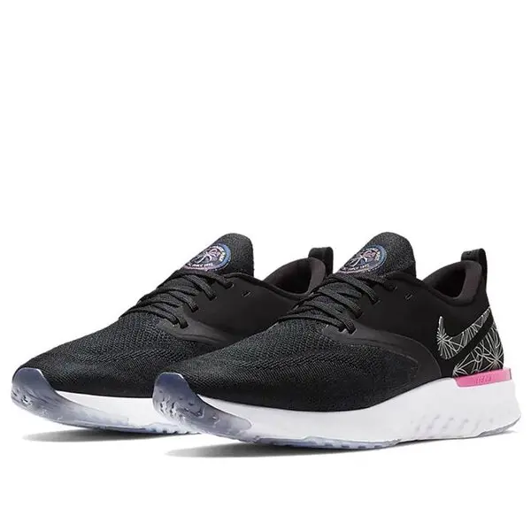 Nike Odyssey React Flyknit 2 "run To A Magical Place" Sneakers - Black
