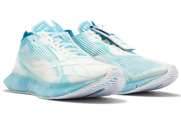 REEBOK Zig 3d Storm Athletic Sneakers - White/blue