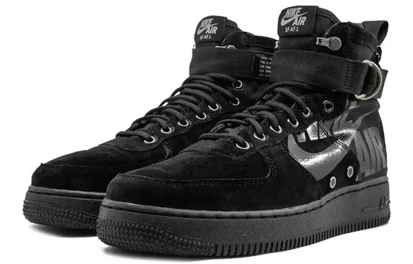 Nike Sf Air Force 1 Mid "big Logo" Sneakers