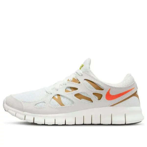 Nike Free Run 2 "summit White Goldtone" Sneakers - Gray/brown