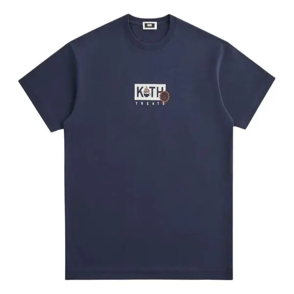 Kith Fw23 Treats Coffee Tee 'nocturnal - Navy