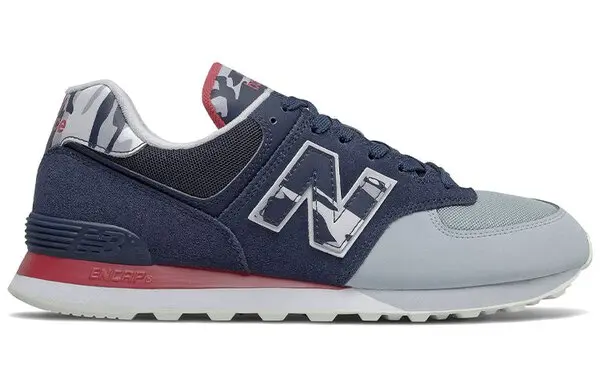 NEW BALANCE 574 "natural Indigo Camo" Sneakers - Blue/grey