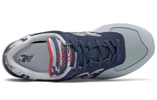 NEW BALANCE 574 "natural Indigo Camo" Sneakers - Blue/grey