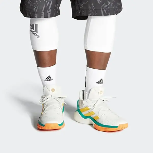 Adidas Harden Stepback Glory Green Athletic Sneakers